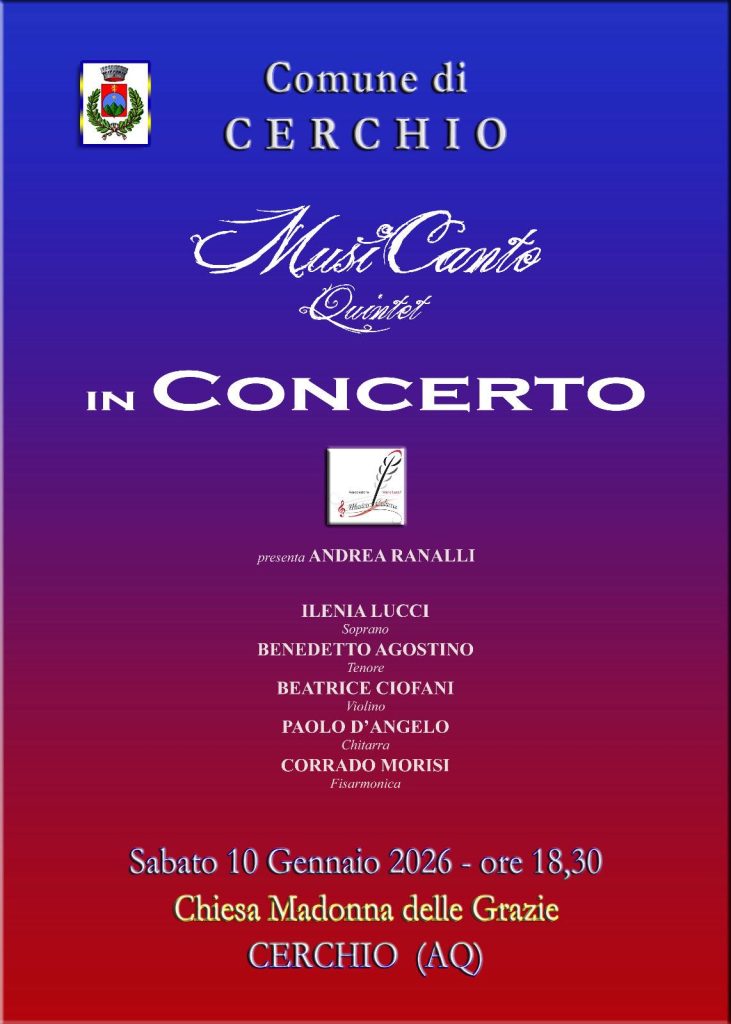 MusiCanto Quintet in concerto a Cerchio - Info Media News